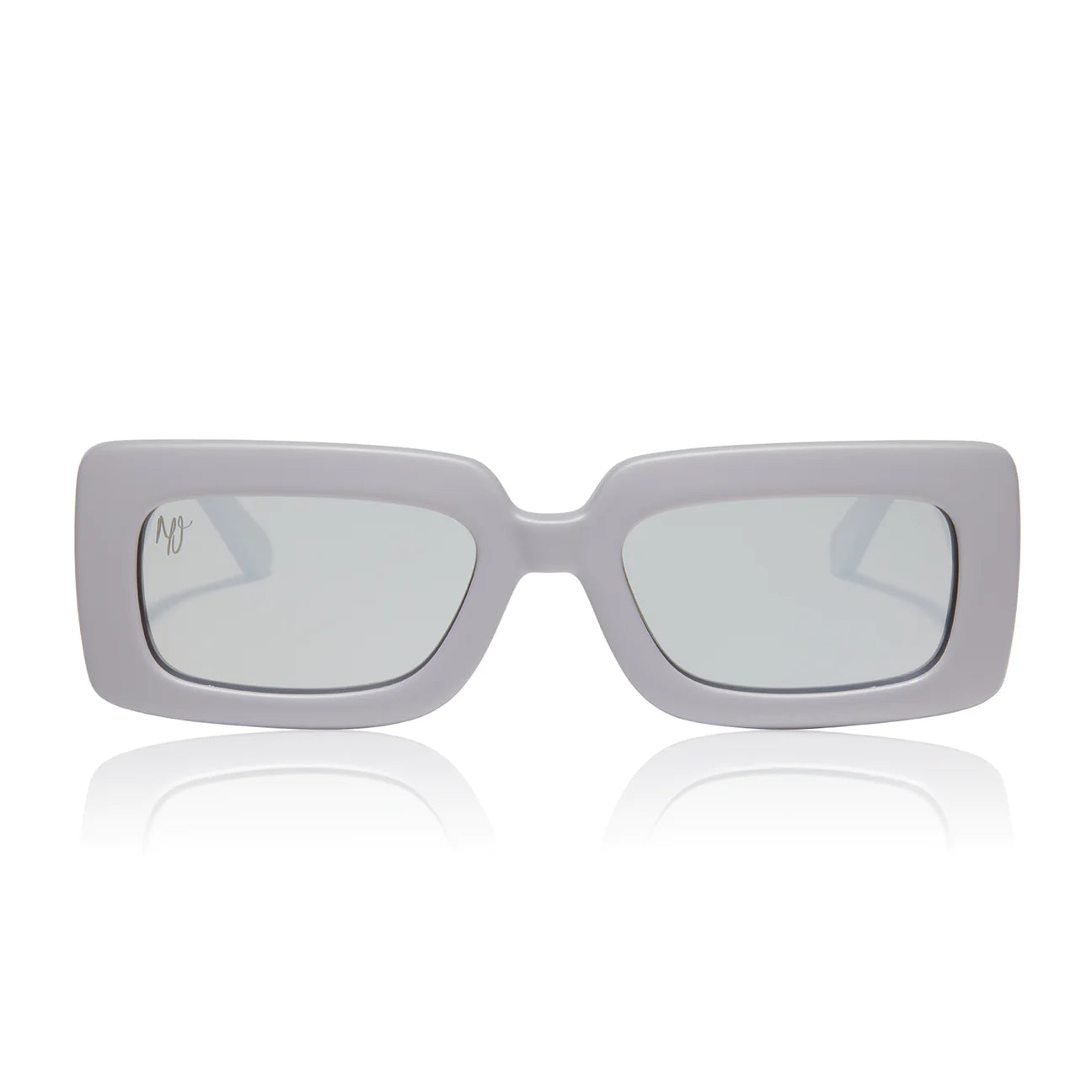 Dime- Bad Beach Matte Grey + Silver Mirror Polarized Lens – Ocotillo